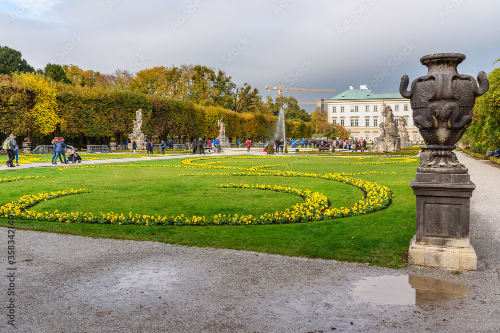 Mirabellgarten or Mirabell garden is garden of Mirabell Palace in ...