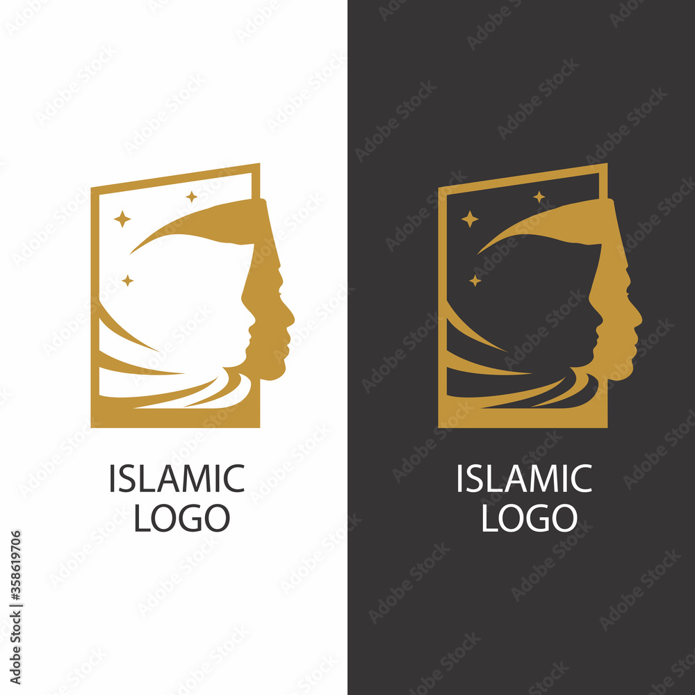 islamic logo for student community Stock Vector | Adobe Stock