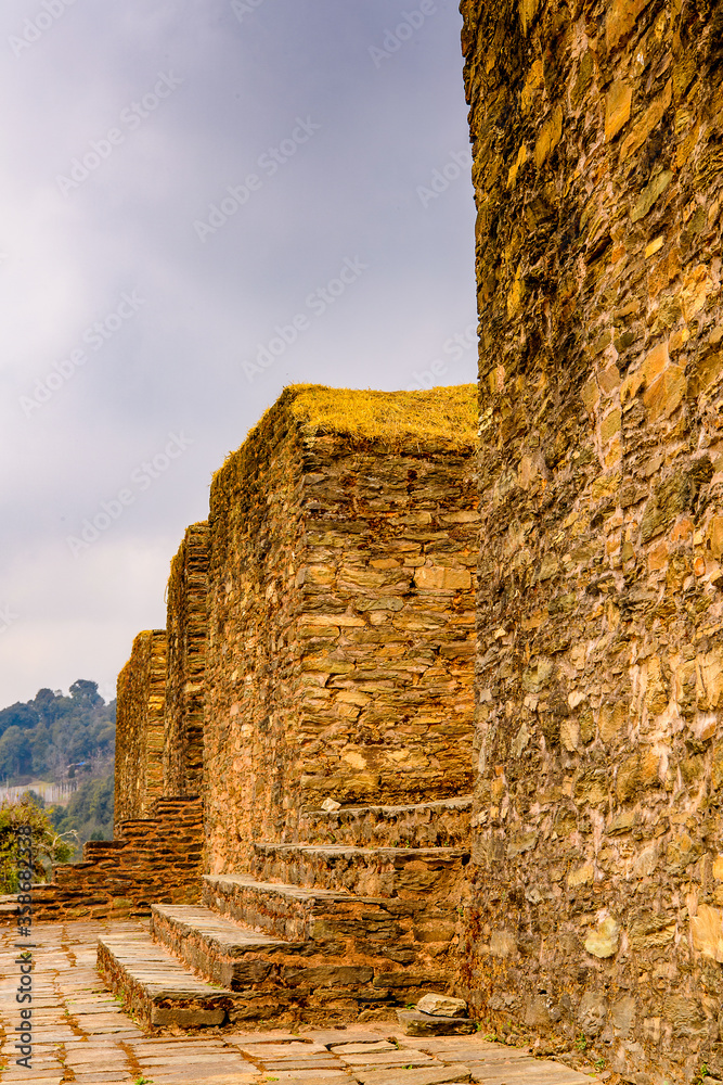 Ruins of Royal Palace of Rabdentse, the second capital of the former ...