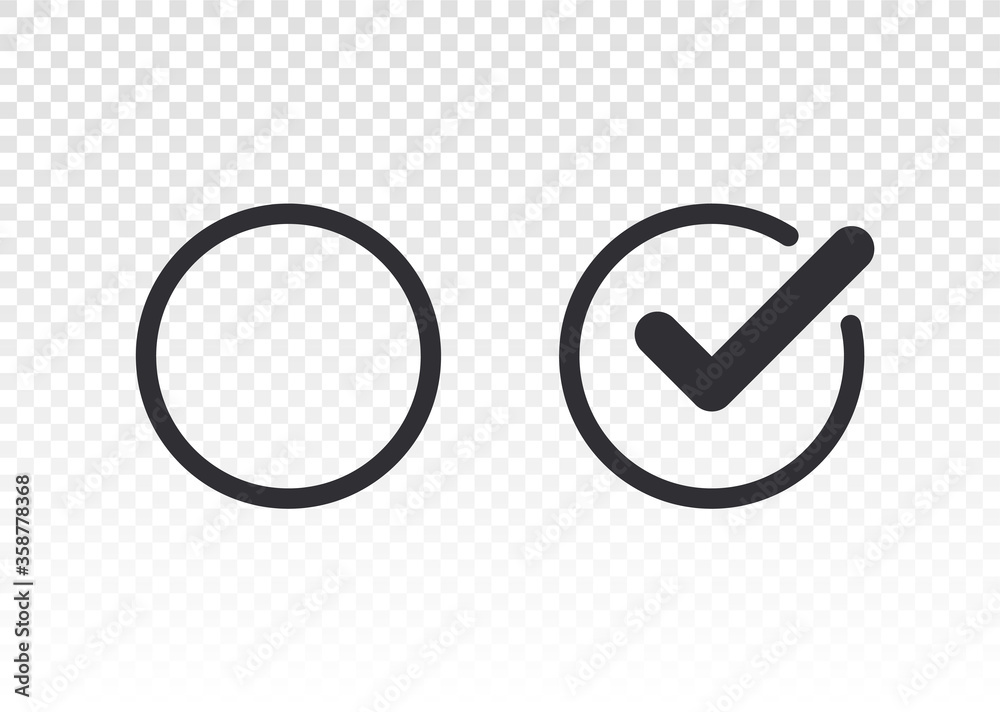 Check mark icon. Vector check mark. Ok. Sign of voting. Sign of choice. Checkbox. Checkmark OK ...