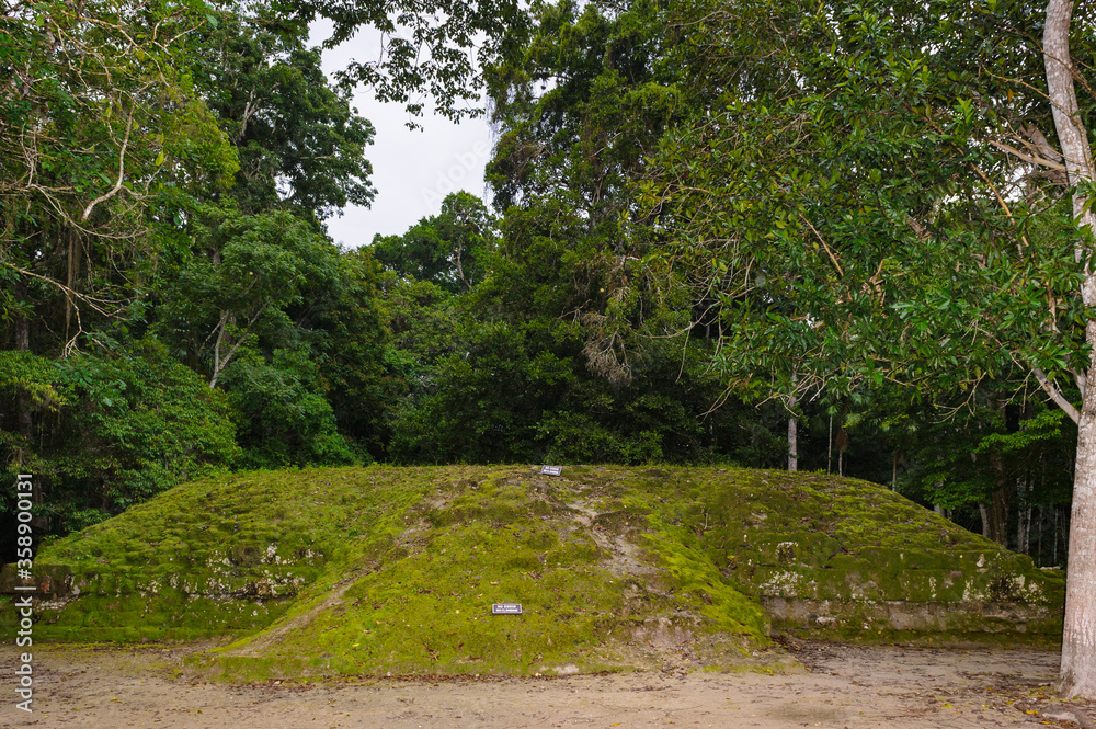 It's Pyramid of Mundo Perdido, the largest ceremonial complex da Stock ...