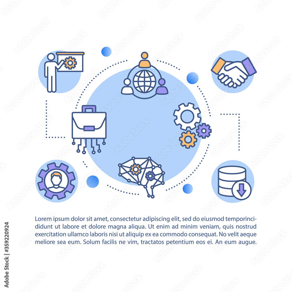 Virtual workforce concept icon with text. Remote connection. Digital ... Virtual workforce concept icon with text. Remote connection. Digital ...
