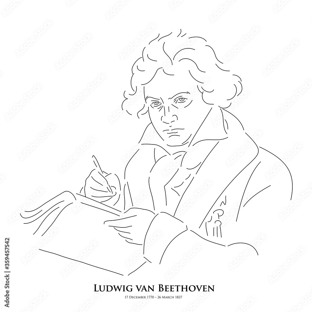 Ludwig van Beethoven (17 December 1770 – 26 March 1827) A master of ...