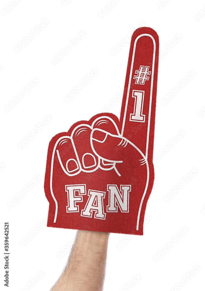 Best fan foam finger Stock Photo | Adobe Stock