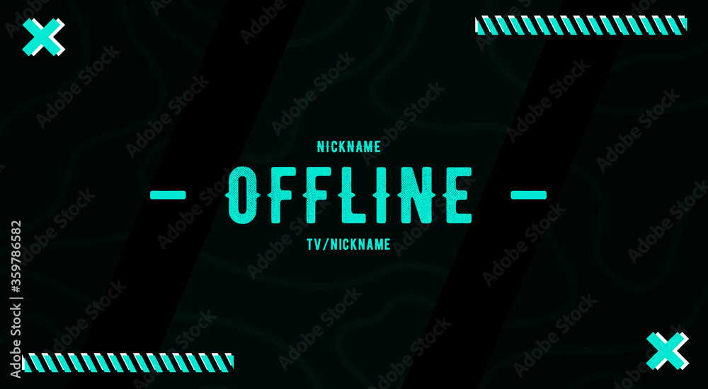 Offline Wallpaper 16:9 Offline Twitch Hud Screen Banner 169 For Stream
