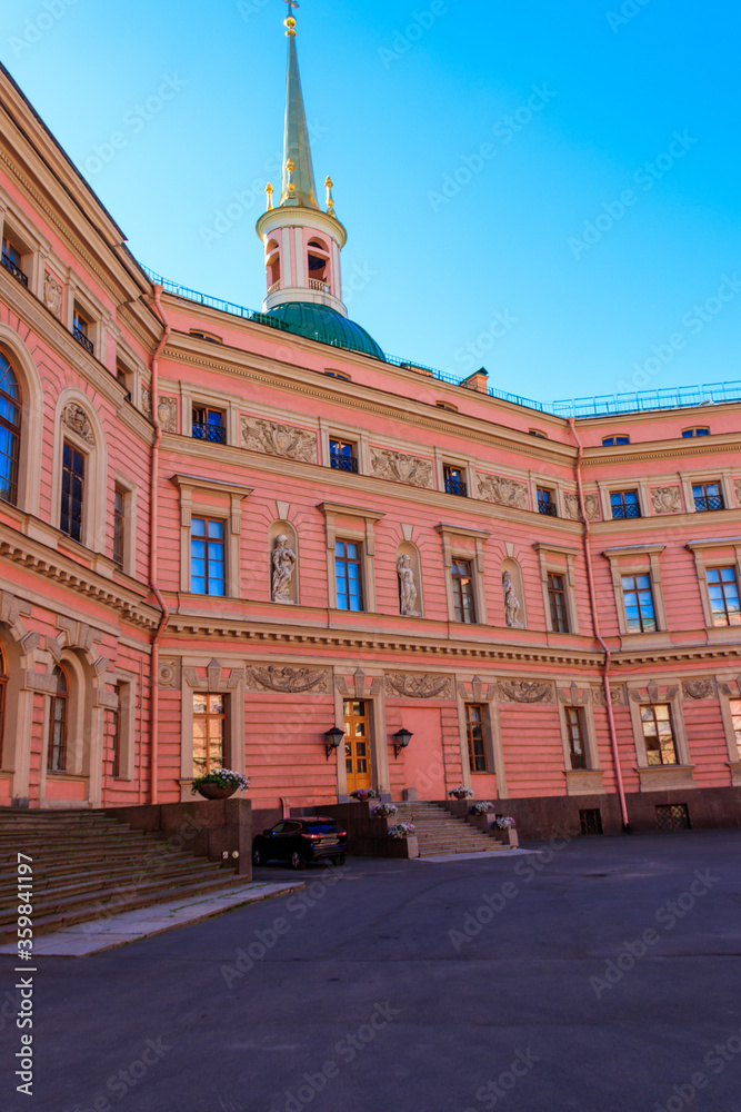 St. Michael's Castle also called Mikhailovsky Castle or Engineers ...