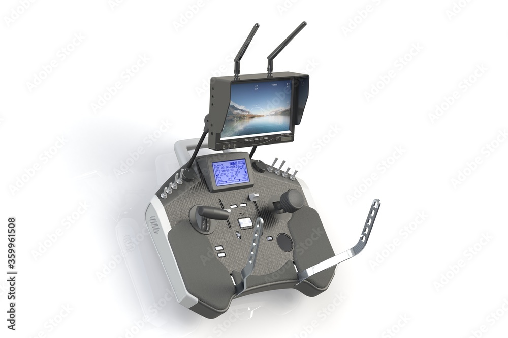 ภาพประกอบ Stock Remote control for copter, helicopter and airplane ...