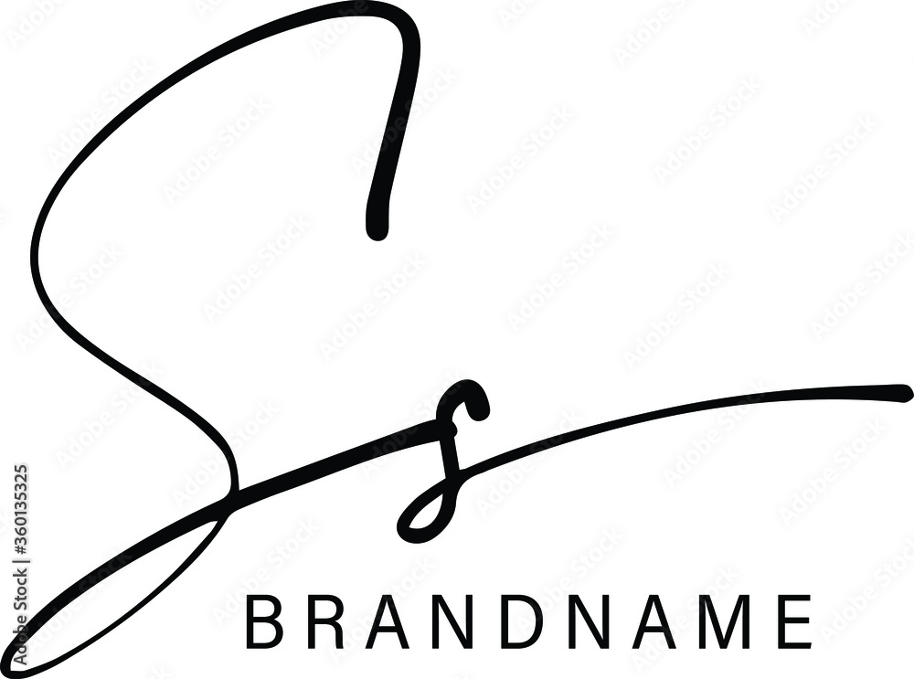 SS Letter Initial Logo Design, Vector Template Stock Vector | Adobe Stock