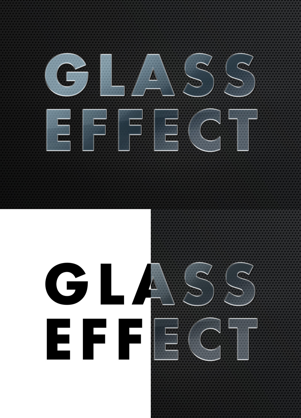 Photoshop Glass Effect