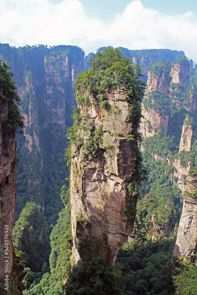 Fotografie Avatar Hallelujah Mountain. Famous Zhangjiajie National ...