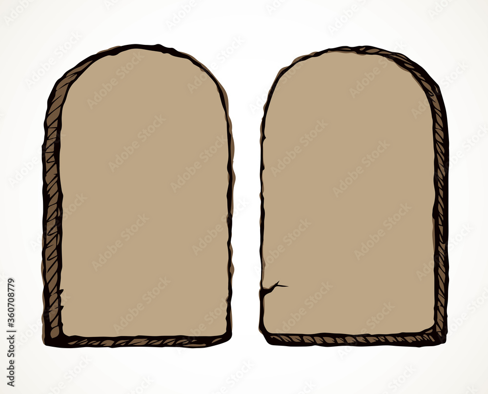 Ten Commandments Tablets Drawing