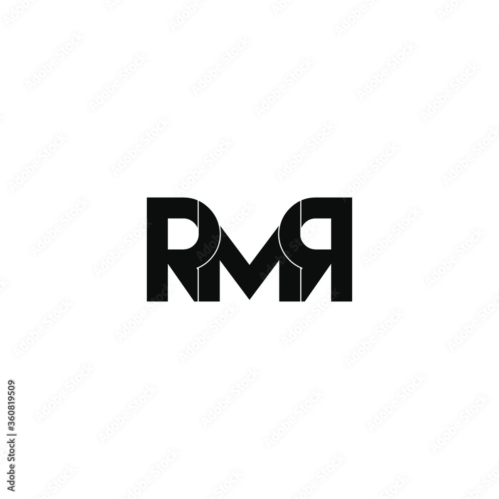 rmr letter original monogram logo design Stock Vector | Adobe Stock