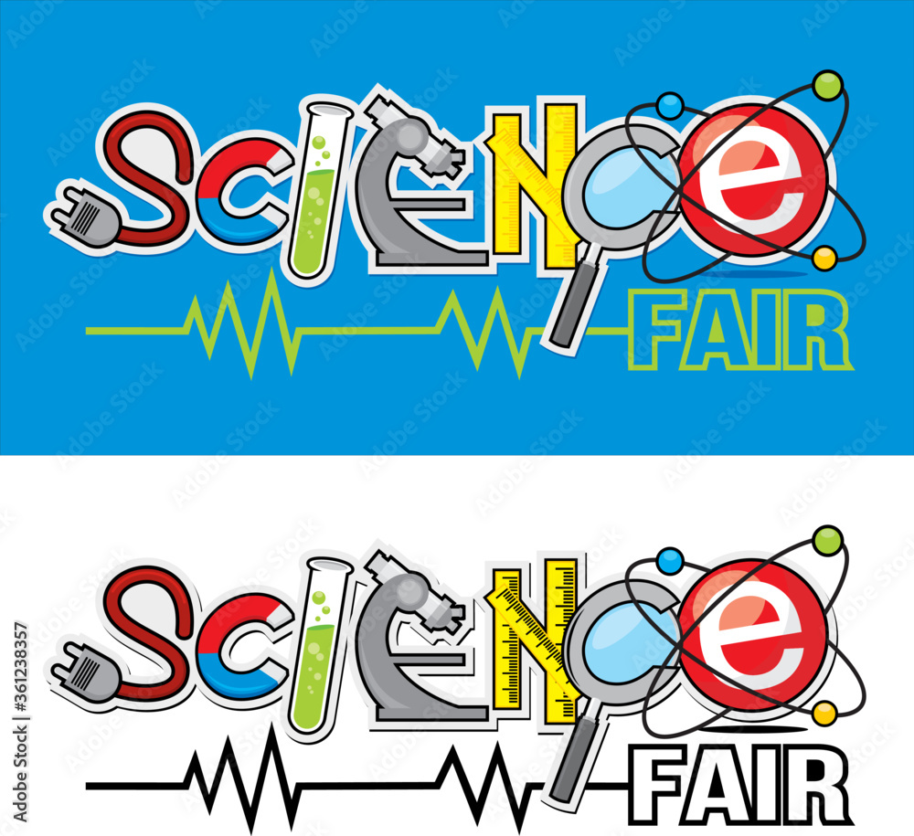 Science Fair - Logo Design Template Stock Vector | Adobe Stock