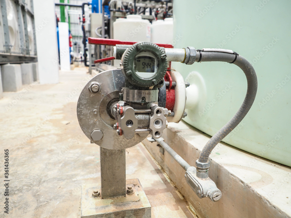 Level transmitter by pressure transmitter type was installed in power ...