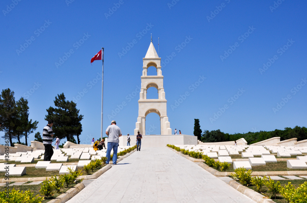 Foto de Stock Canakkale, Turkey - 24 June 2011: 57th Infantry Regiment ...