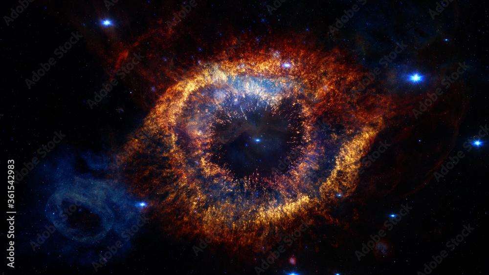 Helix Nebula God S Eye Elements Of This Image Furnished By Nasa