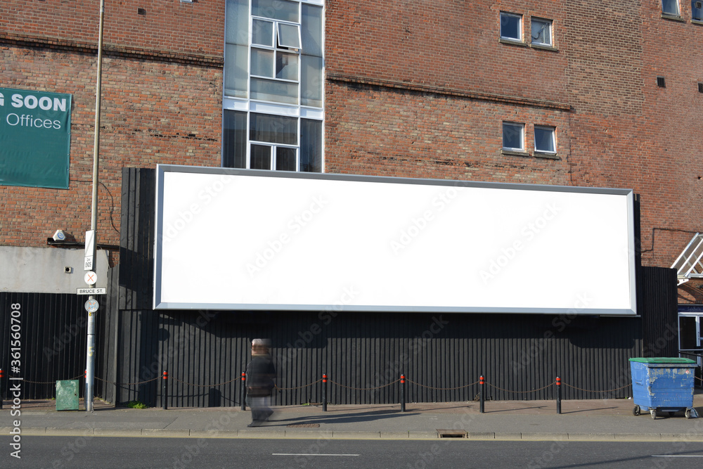 96 Sheet Billboard, Belfast, Outdoor Advertising Stock Photo | Adobe Stock