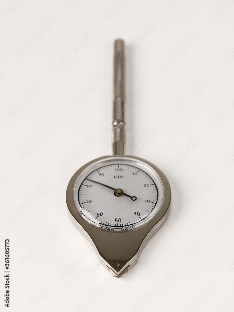 An opisometer, also called a curvimeter, meilograph, or map measurer ...