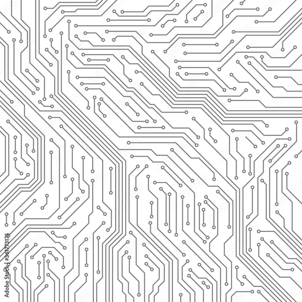 Stockvector Circuit. Computer motherboard, microchip electronic ...