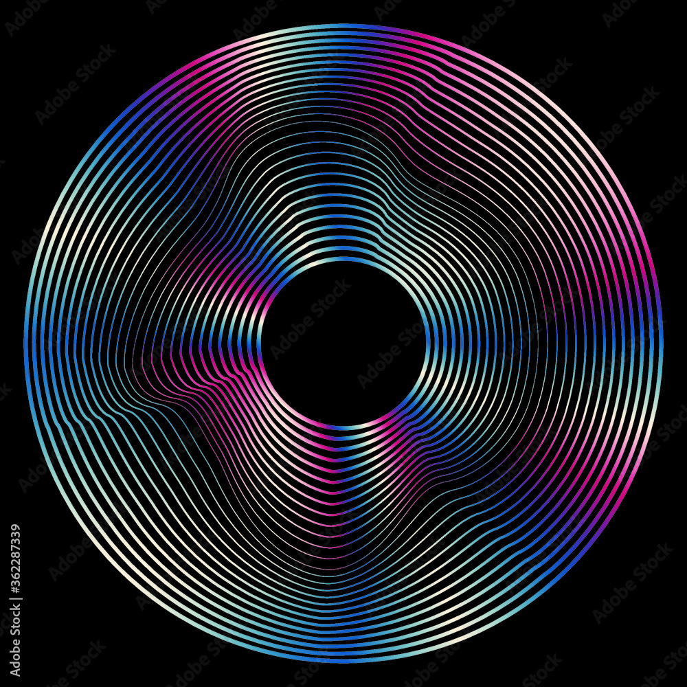 Radial Lines in Circle Form for comic books . Explosion background ...