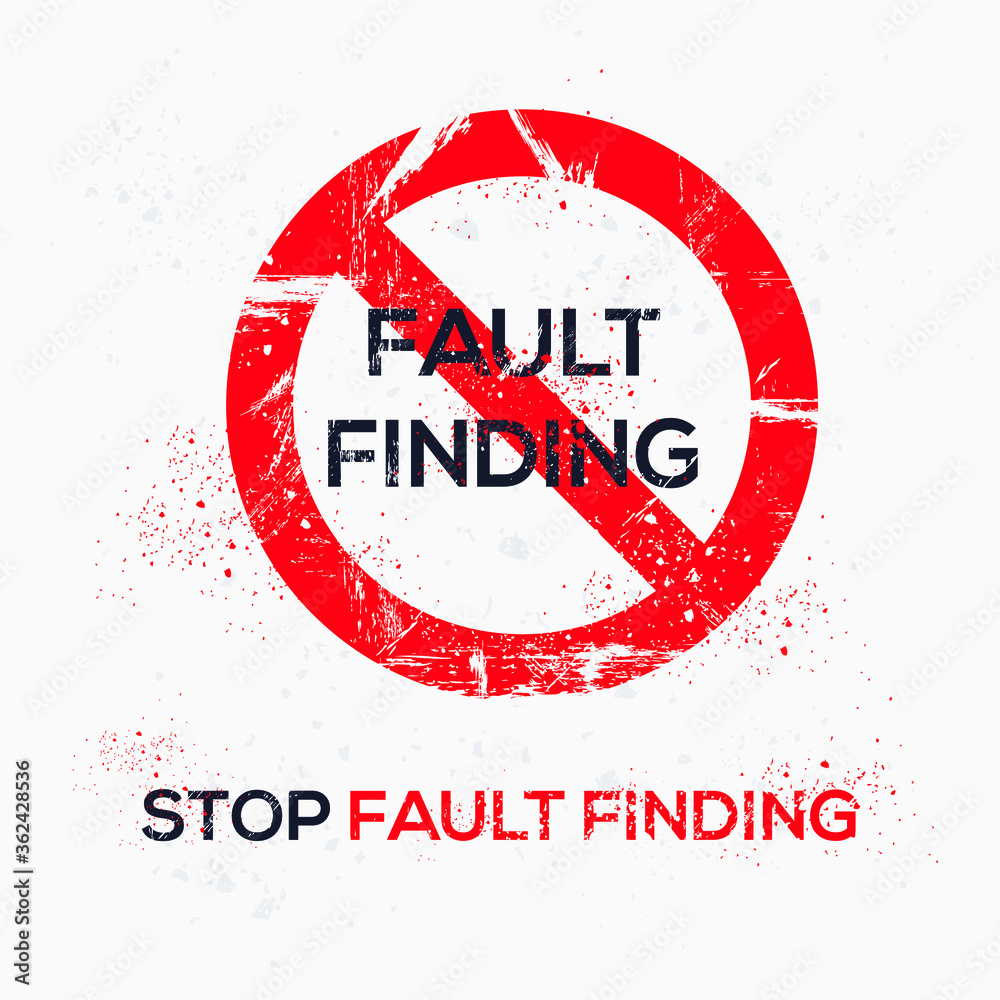 Warning sign (fault finding), vector illustration. Stock Vector | Adobe ...