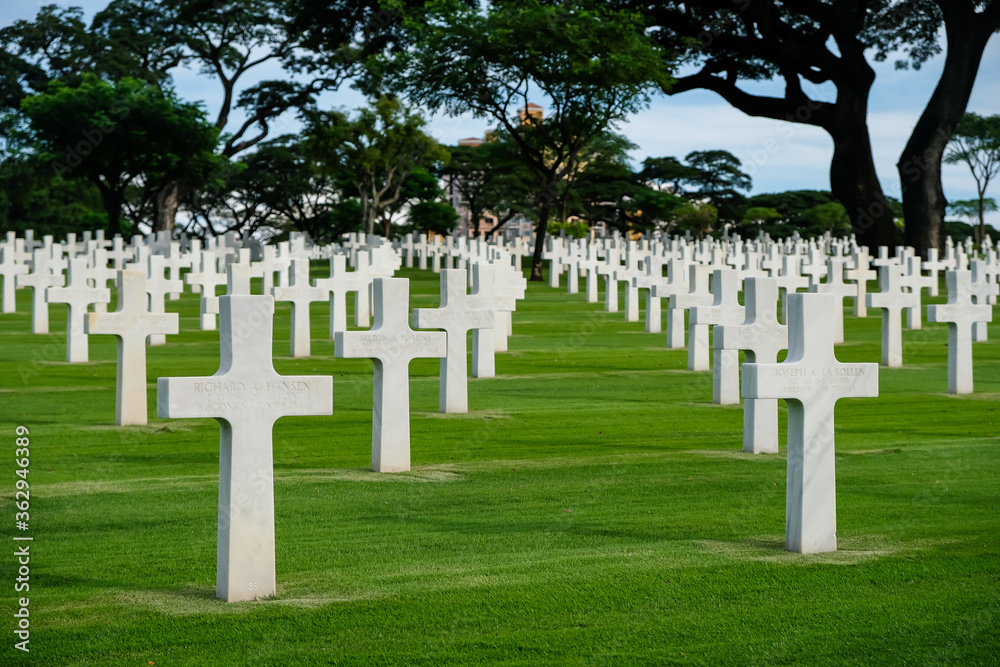 Manila American Cemetery is located just outside the capital city of ...