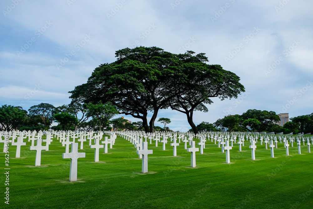 Manila American Cemetery is located just outside the capital city of ...