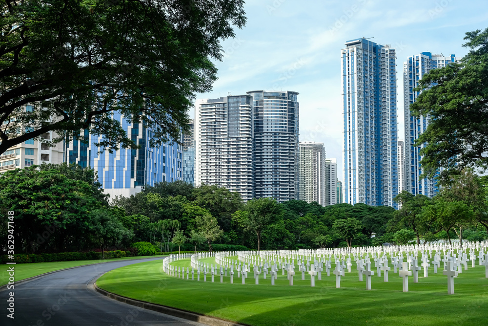 Manila American Cemetery is located just outside the capital city of ...