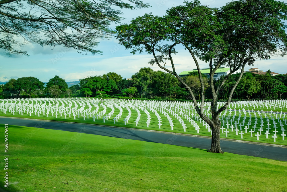 Manila American Cemetery is located just outside the capital city of ...