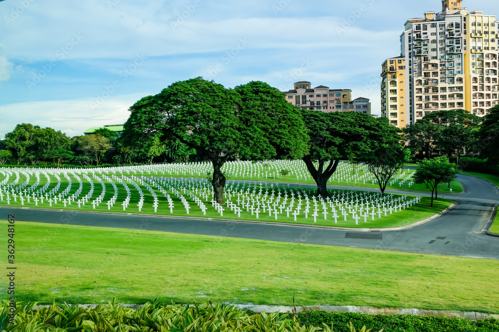 Manila American Cemetery is located just outside the capital city of ...