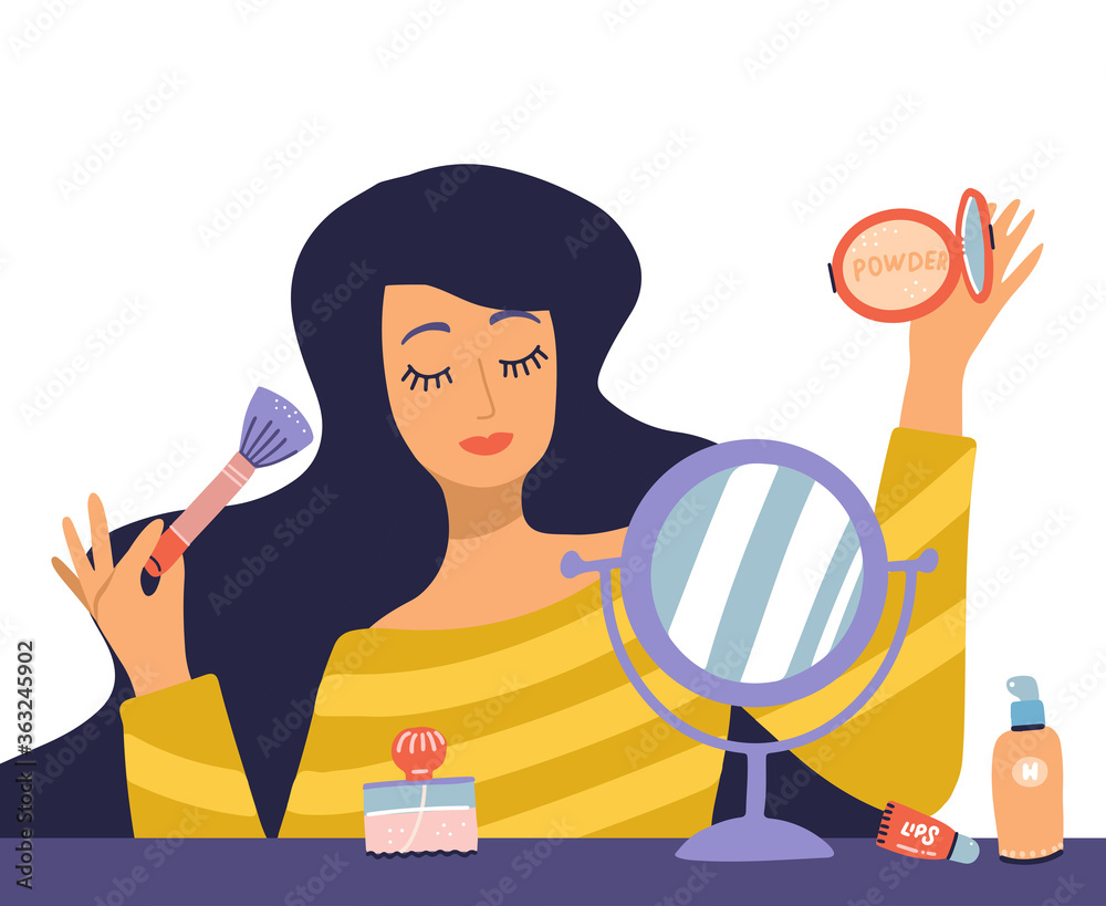 Cartoon Makeup Girl