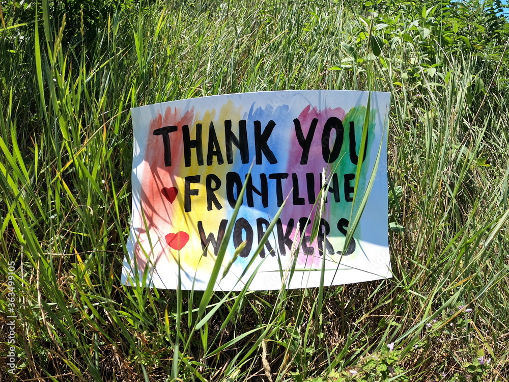 Thank You Frontline Workers - Acknowledgment Stock Photo | Adobe Stock