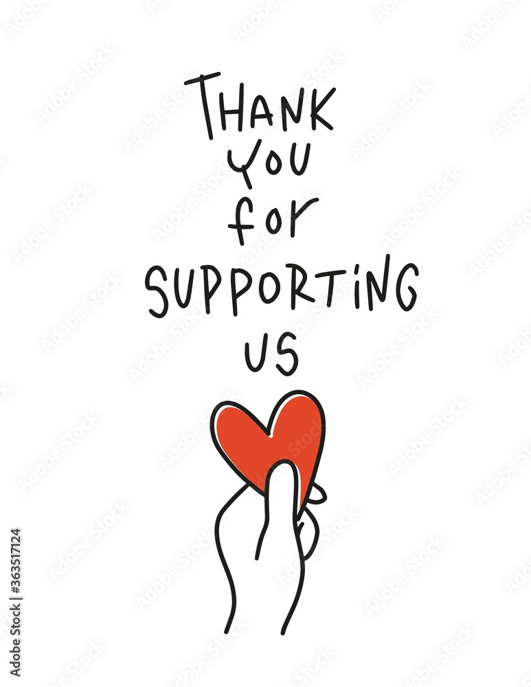 Thank you for supporting us gratitude quote. Words of appreciation ...