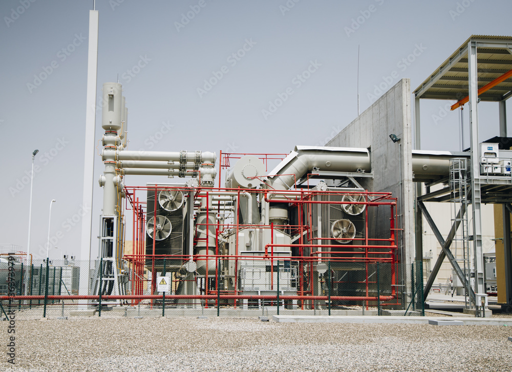 Heavy Industrial Power plant Equipments consisting of Turbines, Heat ...