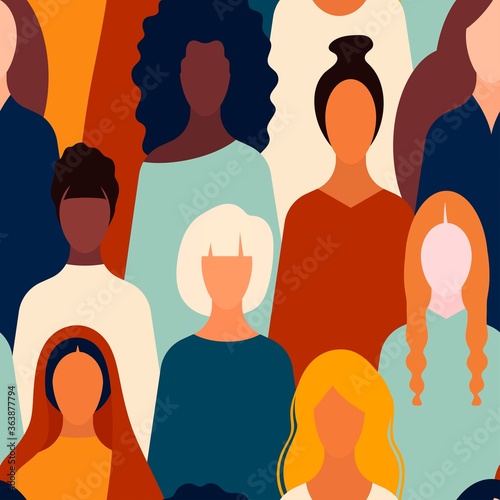 Black Lives Matter. stop rasicm pattern,multinational people web banner ...