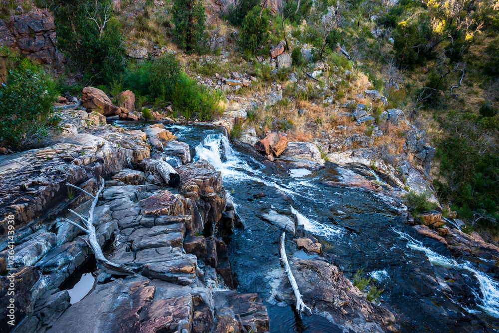 Grampians iconic MacKenzie Falls, one of the largest and most ...