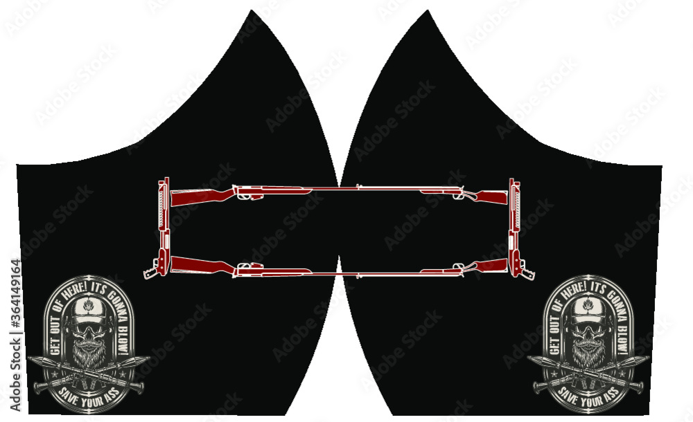 cubrebocas armas Stock Vector | Adobe Stock