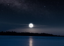 Moonlight Reflection Free Stock Photo - Public Domain Pictures