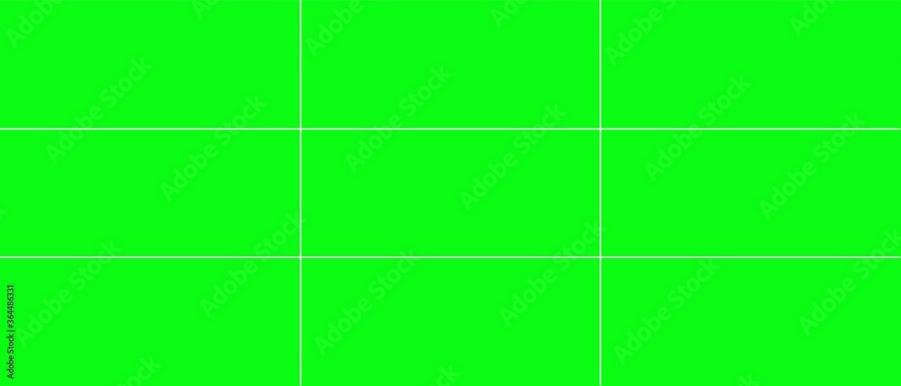Green screen movie template. Film chromakey with an aim in center and ...