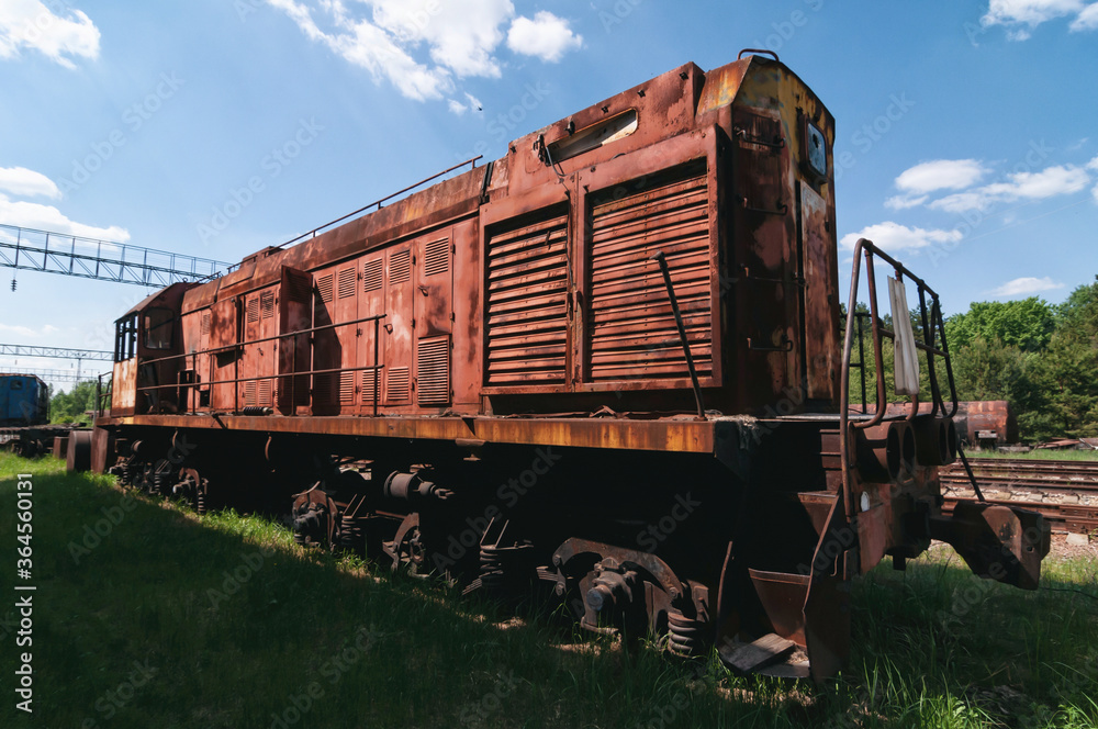 Abandoned train station in Prypiat, Chernobyl exclusion Zone. Chernobyl ...