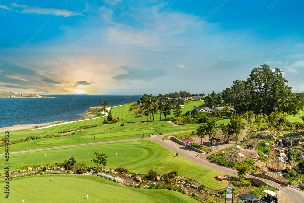 Arabella golf course hermanus Cape Town South Africa Stock Photo ...