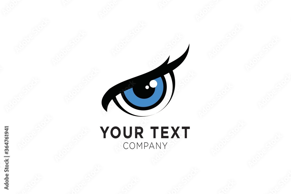 icon symbol eye logo design inspiration template. Stock Vector | Adobe ...