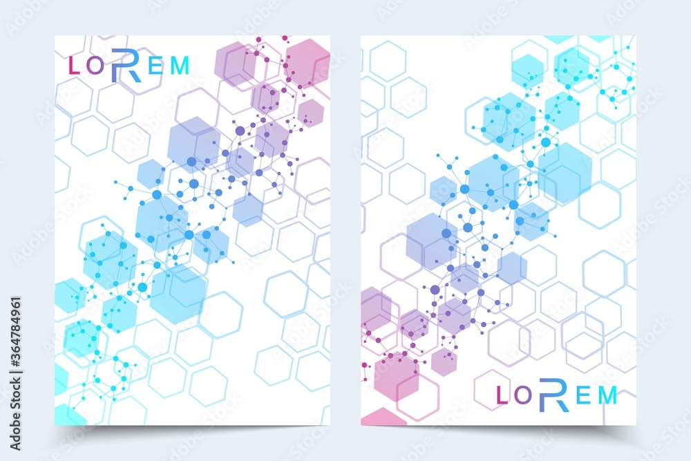 Vector templates for brochure magazine leaflet flyer cover booklet ...