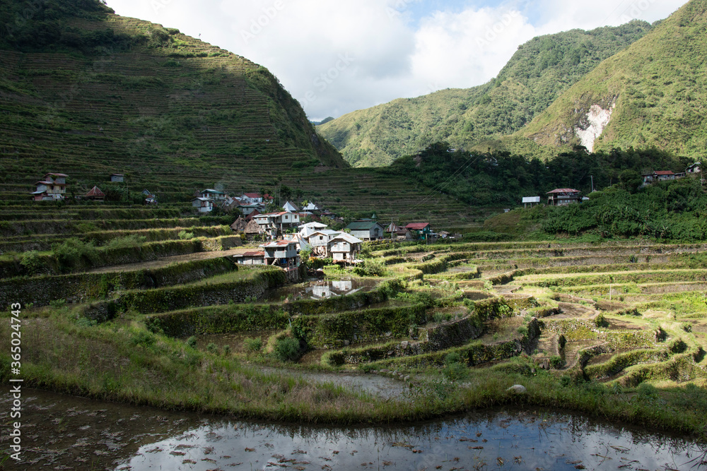 The Batad village cluster-part of the Rice Terraces of the Philippine ...