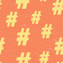 Orange 3D Hashtag Symbol Free Stock Photo - Public Domain Pictures