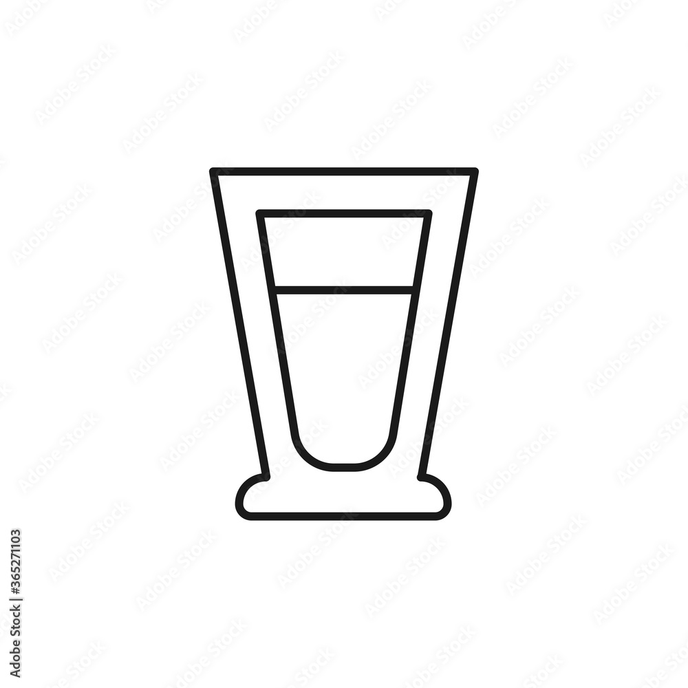 Shot icon. Vodka symbol modern, simple, vector, icon for website design ...