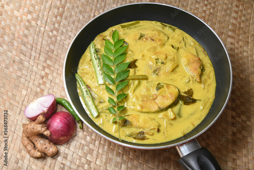 Fotografie Fish curry, Fish Molly, Molee is Kerala Style Fish Stew ...