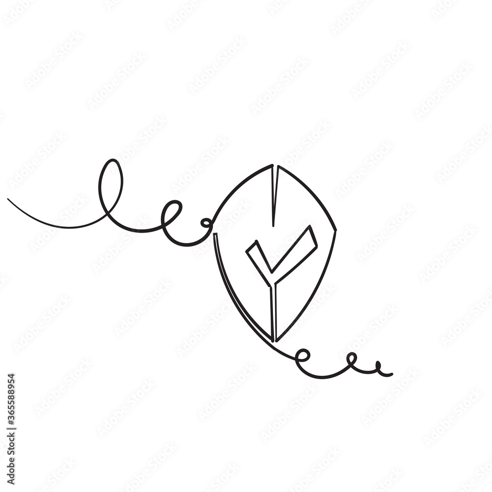 hand drawn doodle shield and checklist symbol for protection icon ...