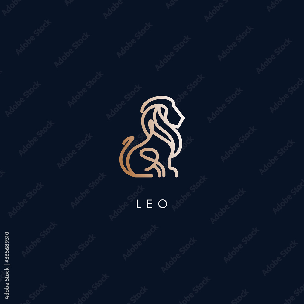 Leo Design Logo Royal Leo Logo