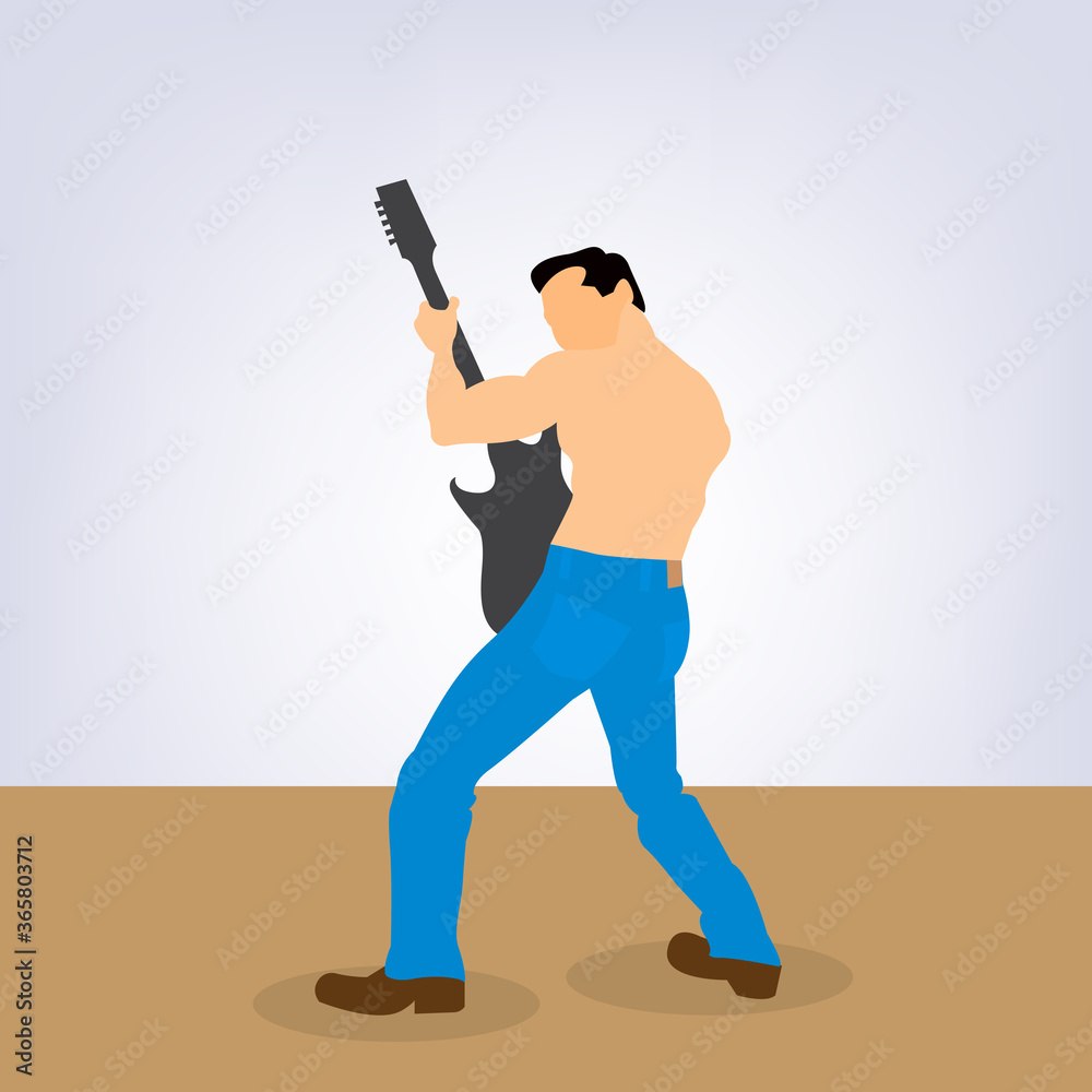 A shirtless bollywood actor performing bollywood style dance with a ...